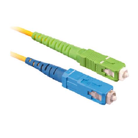Single Mode 9125 Sc Apcsc Upc Simplex Optical Jumper 25 Mtrs