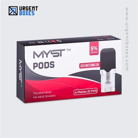 Custom Vape Pod Packaging Urgent Boxes