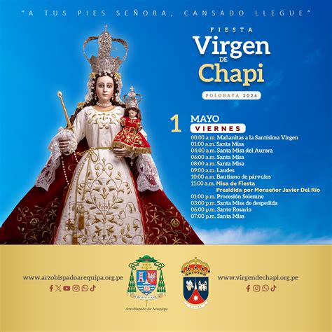 Arequipa Miles Llegaron Al Santuario De La Virgen De Chapi