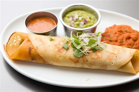 Masala Dosa With Spicy Potato Masala Yummy Delicious Masala Dosa Food