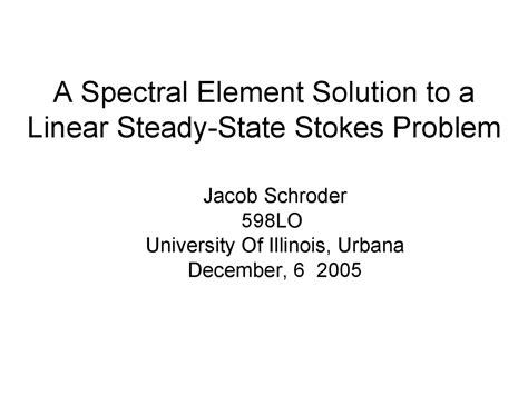 Higher Order Spectral Element Solution For Steady State Stokes Fluid