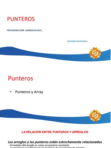 punteros y array pdf estructura de datos de matriz puntero