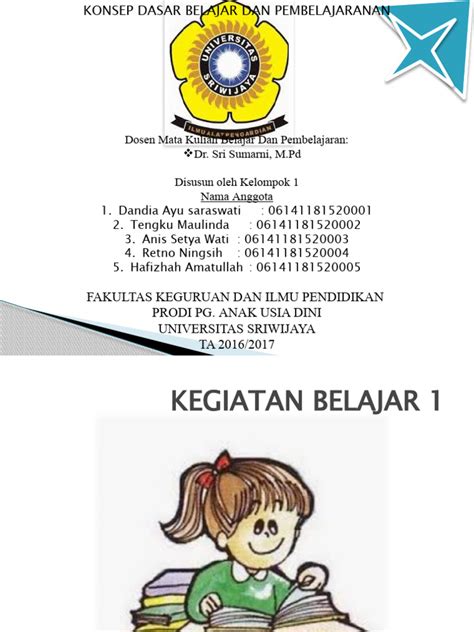 Konsep Dasar Belajar Dan Pembelajaran Pdf Karier And Perkembangan