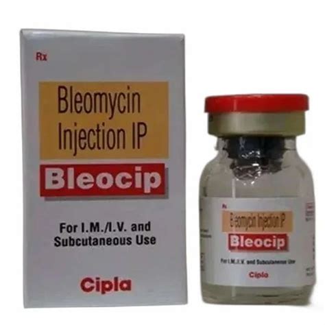 Bleocip Bleomycin Injection Ip Storage Store Below 30 Degreec