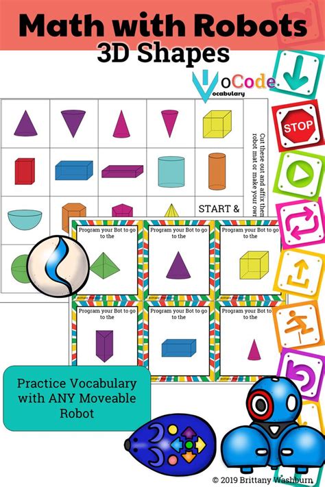 Vocab Coding 3d Shapes Vocabulary Instruction Coding Math Vocabulary