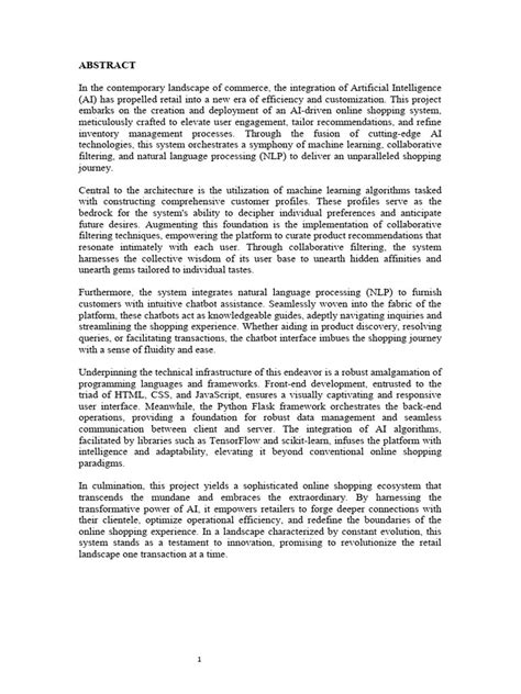 Design And Implementation Of Online Ai Shopping Pdf Artificial Intelligence Intelligence
