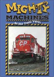 At The Train Yard Mighty Machines Wikia Fandom