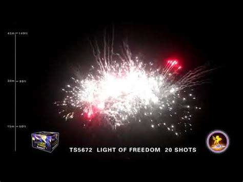 Light Of Freedom 500 Gram T Sky Fireworks Youtube