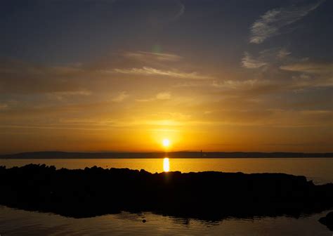 Sunset Belfast Lough © Rossographer Geograph Britain And Ireland
