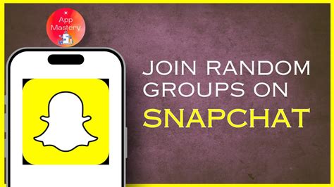 How To Join Random Groups On Snapchat Youtube