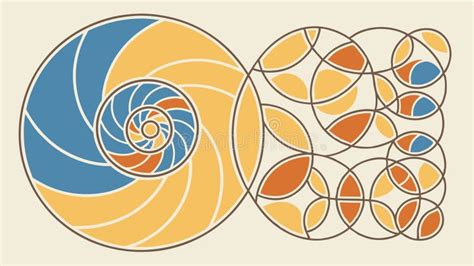 Abstract Geometric Spiral Pattern Movement Art Vector Design Generative Ai Stock Vector