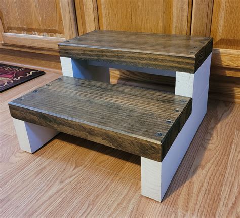 Simple Diy Step Stool Plan Step Stool Digital Plans Woodworking Plans Build Plans Diy
