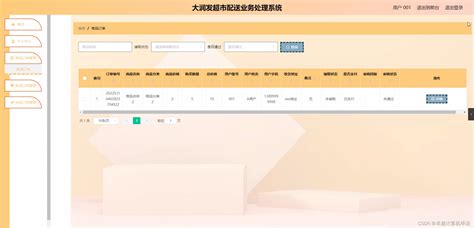 【开题报告】springboot大润发超市配送业务处理系统m5319计算机毕业设计大润发有智能调度系统吗 Csdn博客
