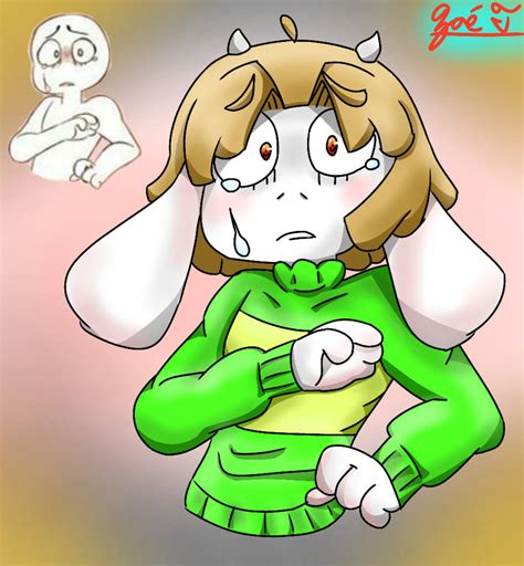 Upset Overtale Chara By Zoebowie389 On Deviantart