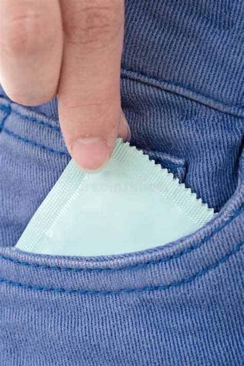Pulling Out A Condom Stock Image Image Of Safe Prevention 36982033