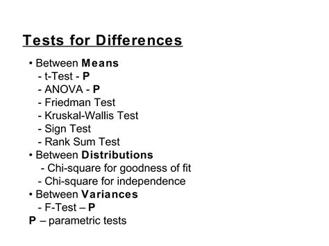 Parametric And Non Parametric Test Ppt
