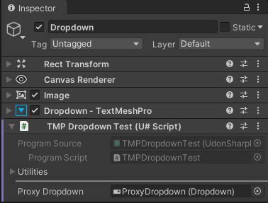 Reading TMP Dropdown V VRCLibrary