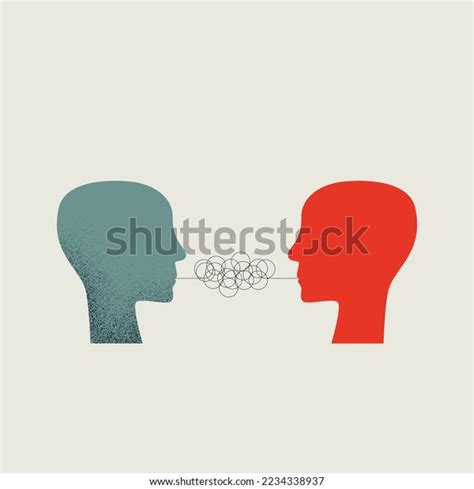Human Communication Vector Concept Symbol Talking Stock Vector Royalty