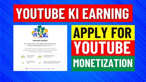 How To Apply For Monetization On YouTube Step By Step Guide To Earn Revenue YouTube