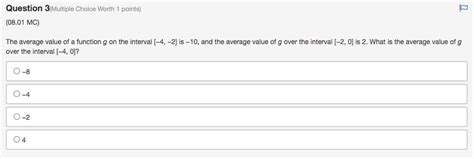 Solved Question 3 Multiple Choice Worth 1 points) (08.01 MC) | Chegg.com