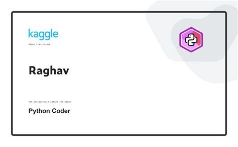 Python Kaggle Datascience Codingjourney Badgeunlocked