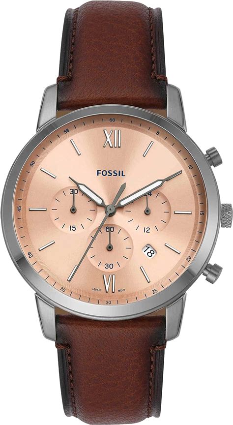 Fossil Reloj Neutra De Cuarzo De Acero Inoxidable Con Cron Grafo Para Hombres Costa Rica