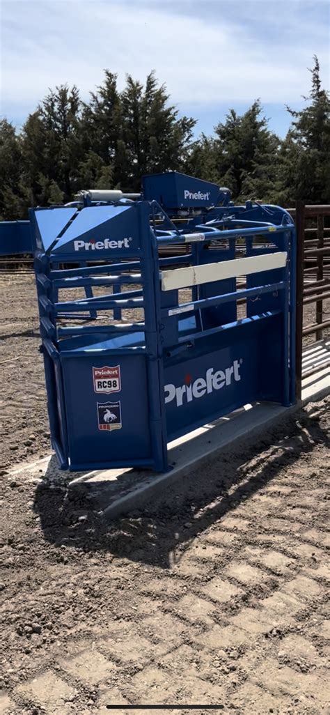 Brand New Priefert Automatic Roping Chute And Roping Boxes