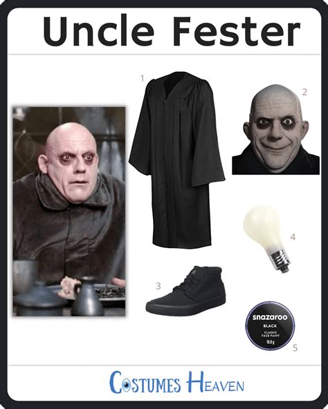 Last Minute Uncle Fester Costume Idea Quda Halloween