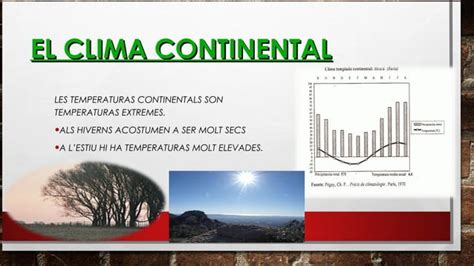El Clima Continental 2014 15 Laura Gisela Xavi I Sara Ppt