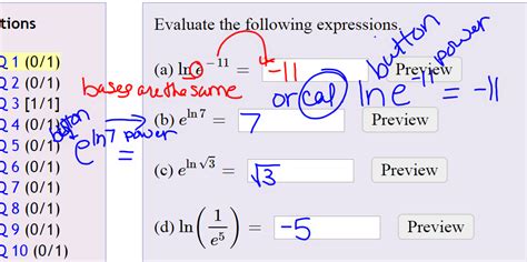 Unit Logarithms Mid Test Review