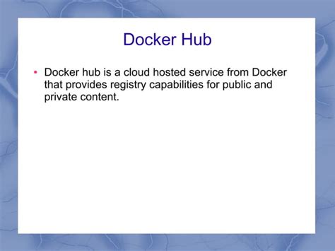 Docker Basics Ppt