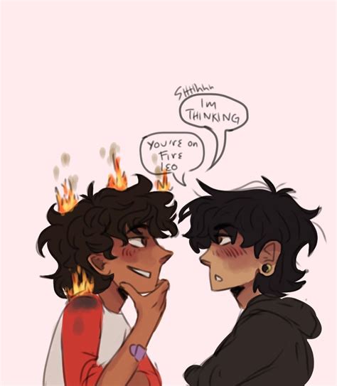 Leo And Nico Percy Jackson Comics Percy Jackson Funny Leo And Nico