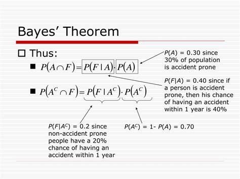 Ppt Bayes Theorem Powerpoint Presentation Free Download Id483933