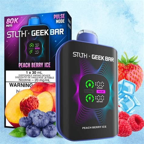 Stlth X Geek Bar 80k Disposable Vape Peach Berry Ice In Mb Steinbach