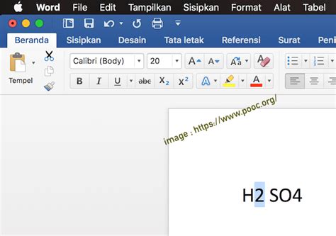 Cara Membuat Pangkat Di Word Atas Bawah Mudah Pooc