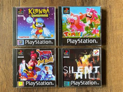 Playstation PS Replacement Inlay Covers Retro Silent Hill Etsy