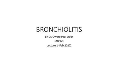 Bronchiolitis Presentation Lecture Notes Pptx Bronchiolitis Presentation Lecture Notes Pptx
