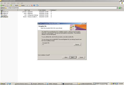 Ad Shot Gyan Configuring Password Export Server Pes Admt 30