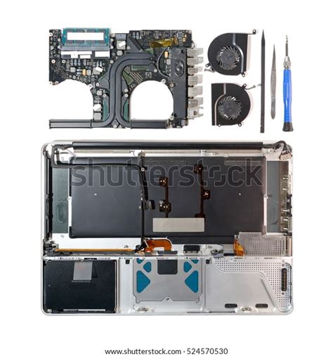 Inside Laptop Computer Fan Mainboard Tools Stock Photo Shutterstock