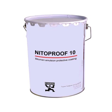 Fosroc Nitoproof 10 Bitumen Emulsion Protective Coating Penang