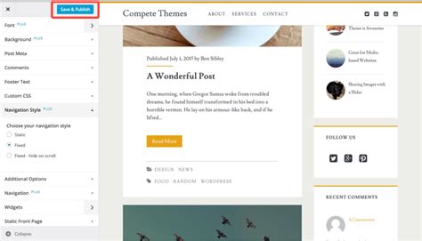 How To Change Navigation Styles Support Center