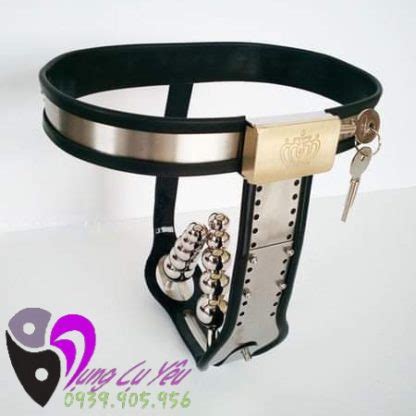 Khóa trinh tiêt ngắn inox dùng hạn chế cương cứng cho quý ông