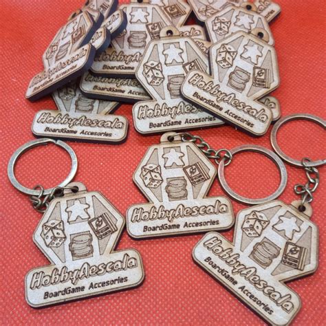 Llavero Madera 10 Uds Personalizado Hobbyaescala