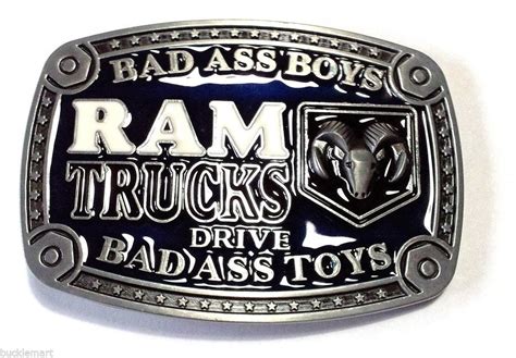 Dodge Ram Logo Belt Buckle Property Room