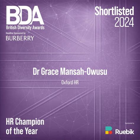 Grace Mansah Owusu Phd On Linkedin Bda24 Britishdiversityawards