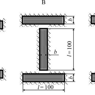Calculation schemes and sizes of cross section cm The х and y axes Download Scientific