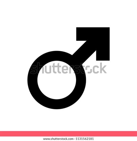 Sex Vector Icon Man Symbol Simple Stock Vector Royalty Free Shutterstock