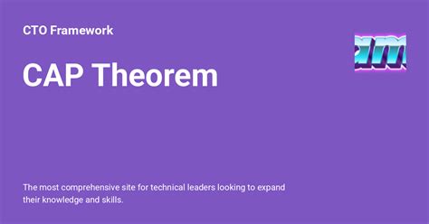 Cap Theorem Cto Framework