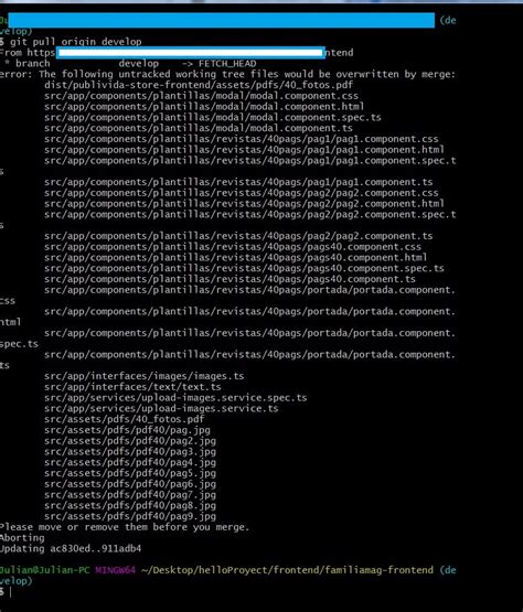 Problema Al Intentar Hacer Git Pull Stack Overflow En Español