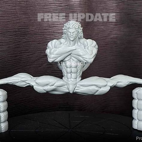 🗿 Yujiro Hanma・ 3d File For 3d Printing・cults